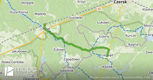 Szlak Wielkiego Kanału Brdy | mapa-turystyczna.pl