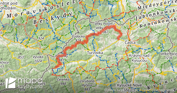 Kysucká magistrála | mapa-turystyczna.pl