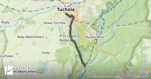 Szlak Uroczysk Brdy | mapa-turystyczna.pl