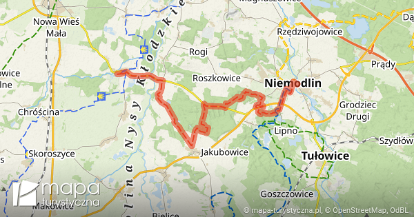 Czerwony szlak turystyczny Niemodlin – Kopice | mapa-turystyczna.pl